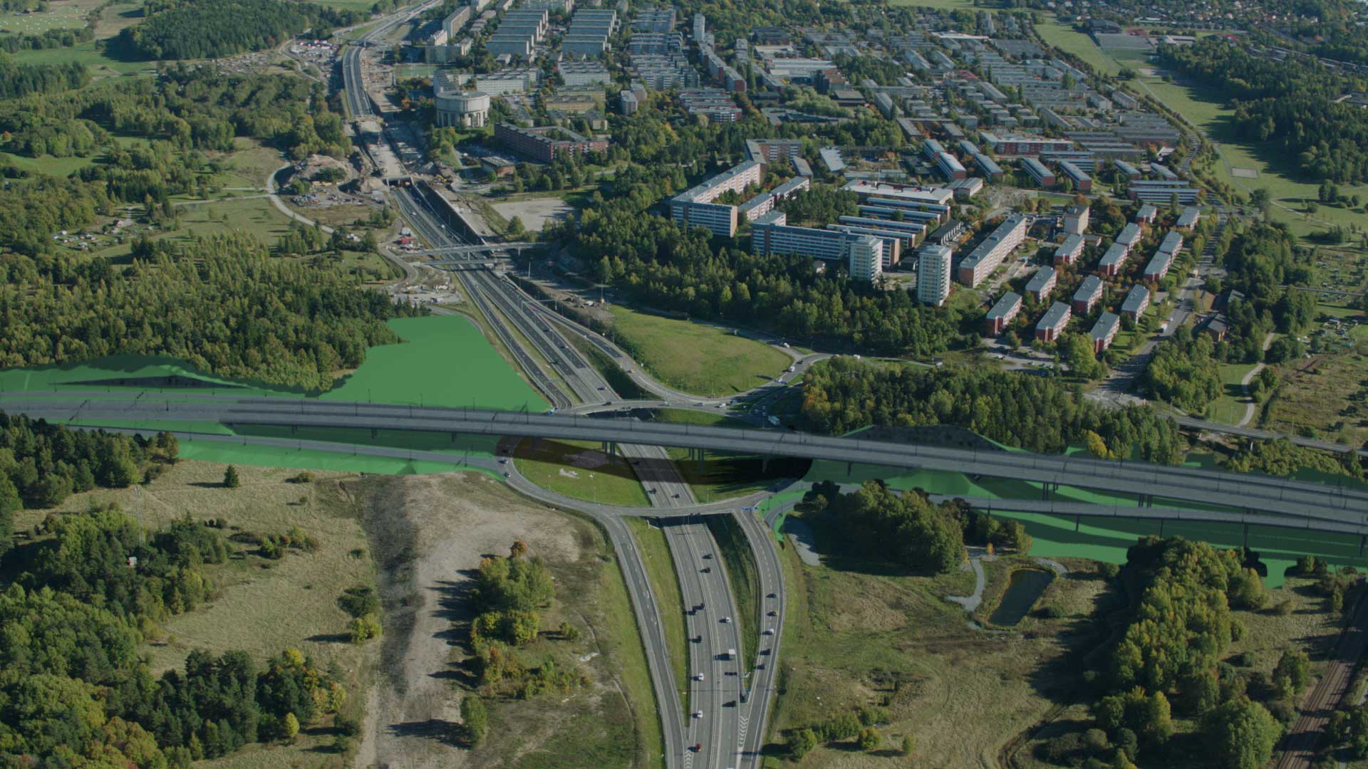 E4 Förbifart Stockholm i Vinsta, Lunda, Hässelby, Hjulsta, Akalla och ...