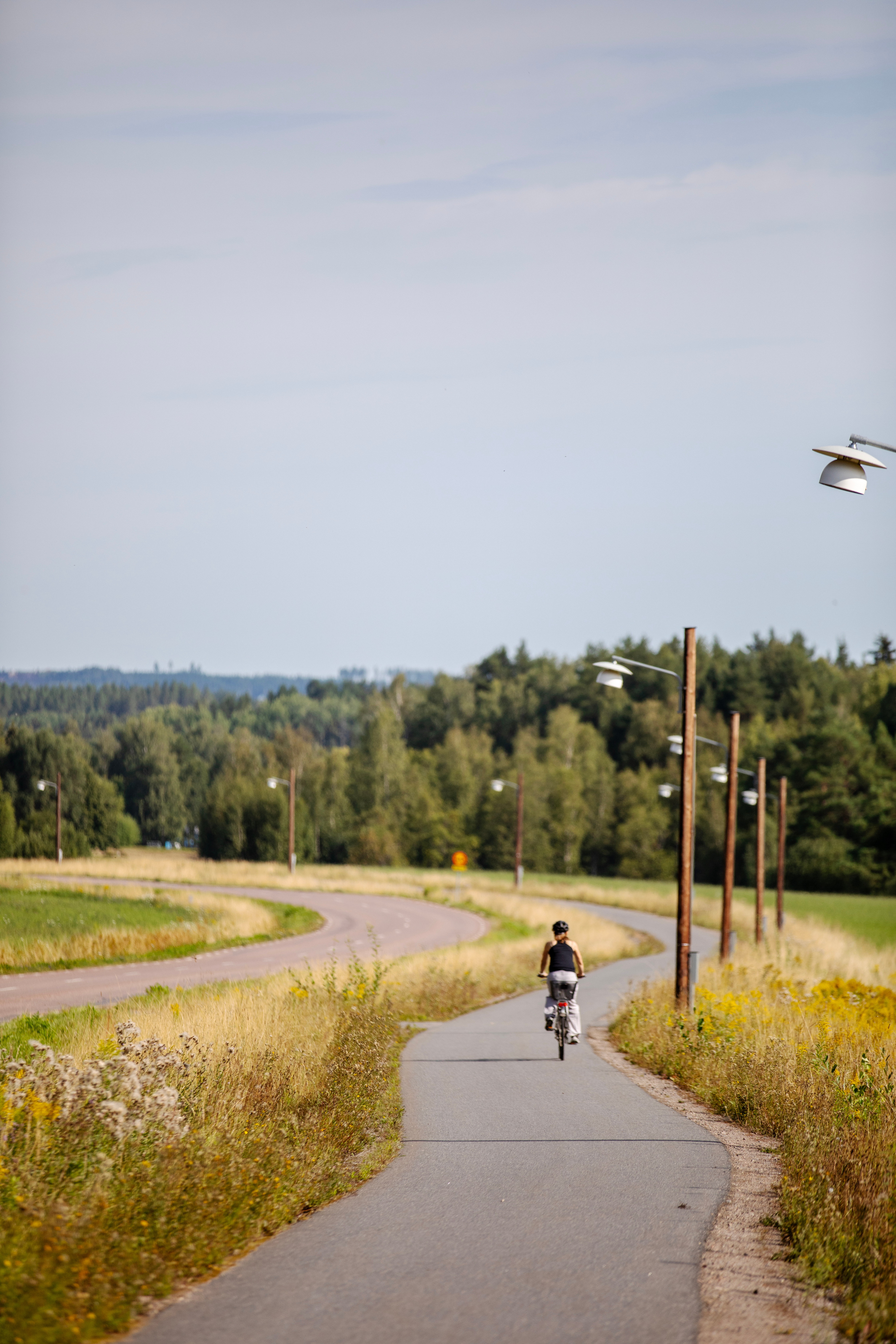Väg 1968, ny gång- och cykelväg i Kilanda mellan Kilanda kyrka och ...